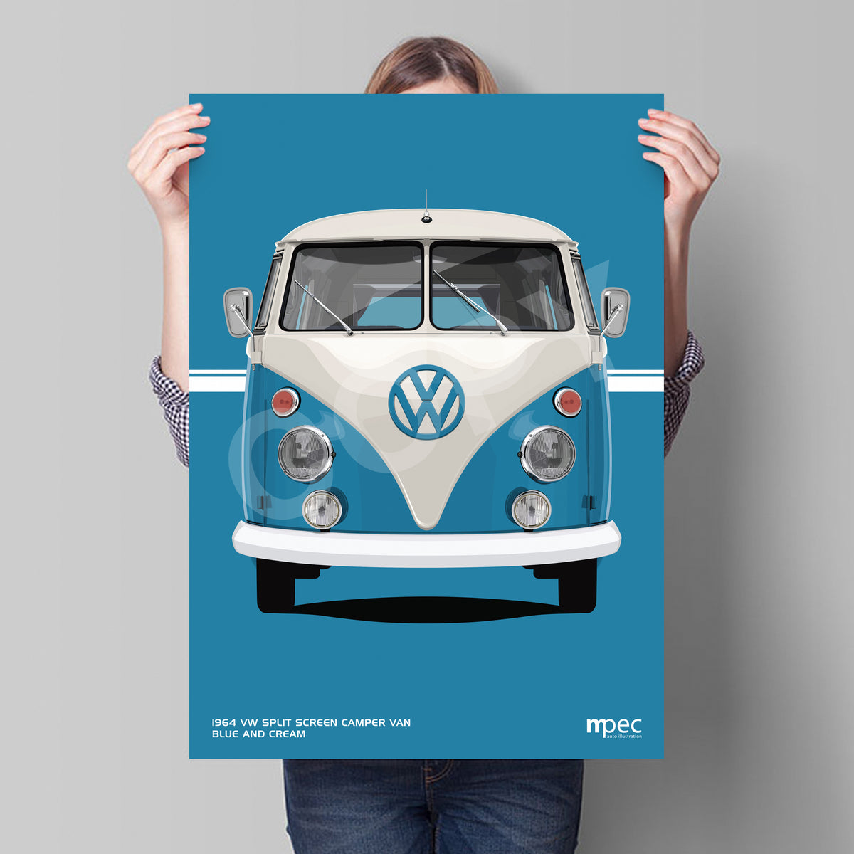Vw Split Screen Camper BlueCream Split VW T1 Splitscreen Campervan For